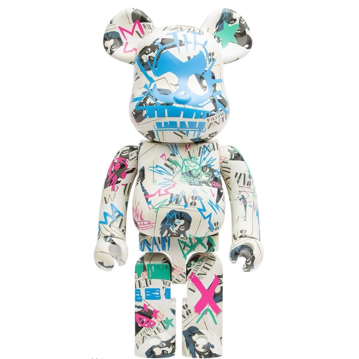 1000% Jinx Wanted Poster : Arcane Bearbrick created by Riot Games