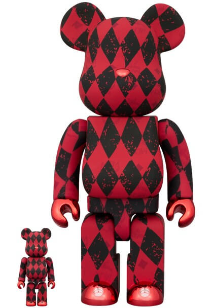 100% + 400% Harley Quinn x MCM Bearbrick created by DC Comics