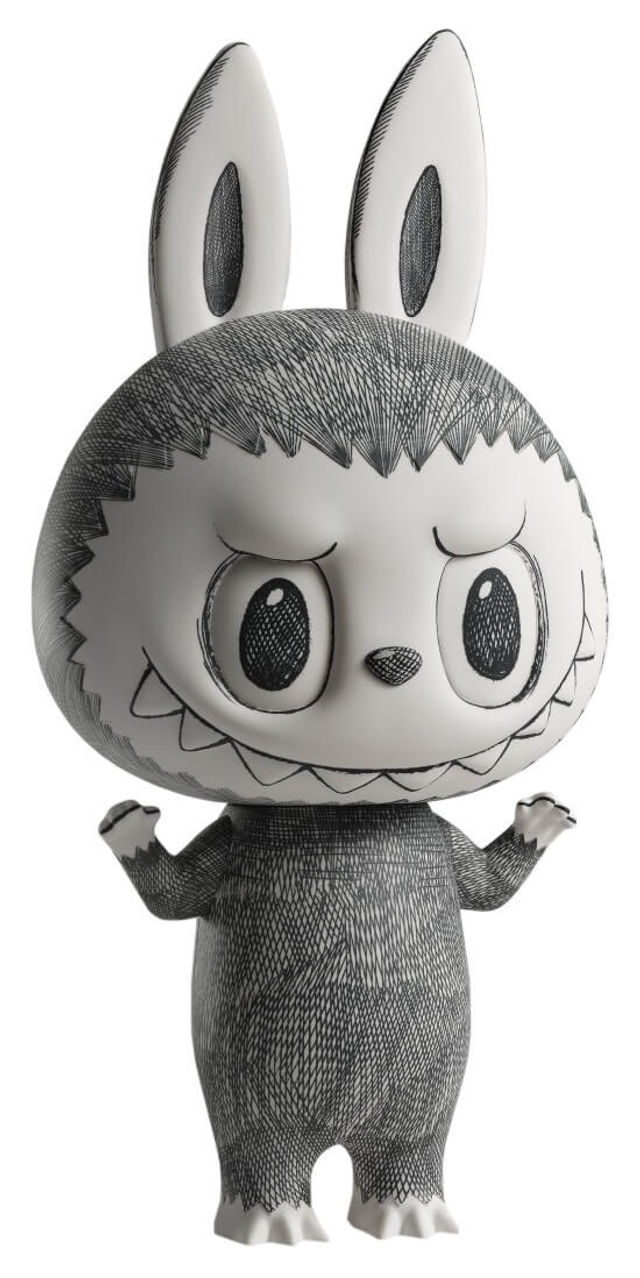 400% Sketch Mega Labubu created by Kasing Lung