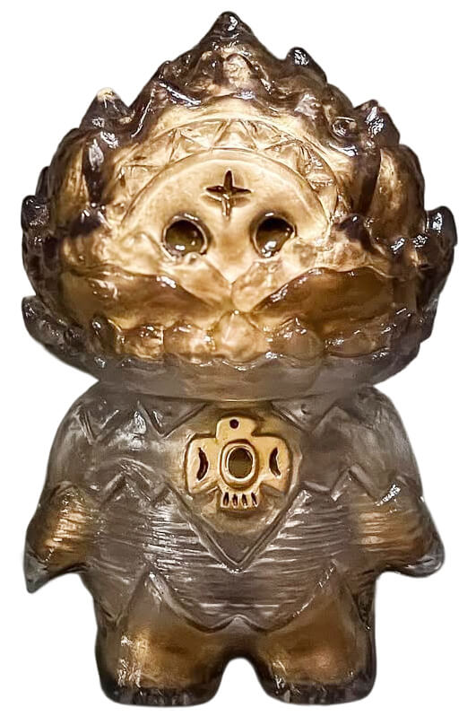 Agave Baby Crystal Gold created by Robin Ceramic Studio