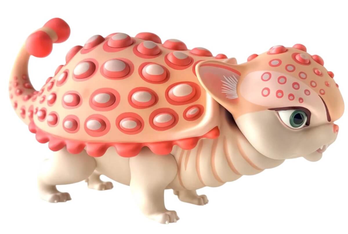 AnCATylosaurus Pink (Mab Graves Exclusive) created by Mab Graves