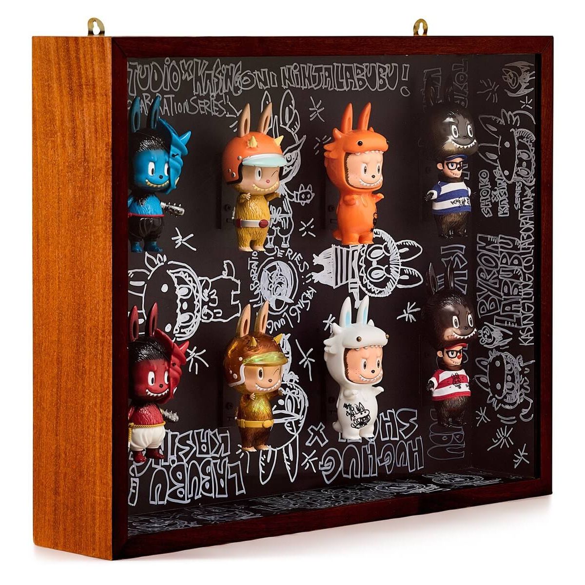 Artist Illustrated Labubu Figurine Set created by Kasing Lung