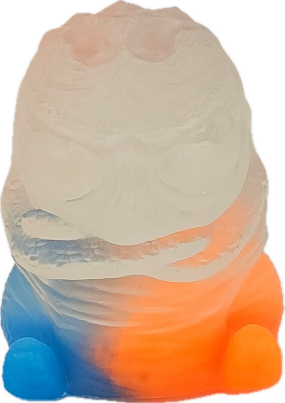 Clear/Orange/Blue - Gus created by Glow Man Dan