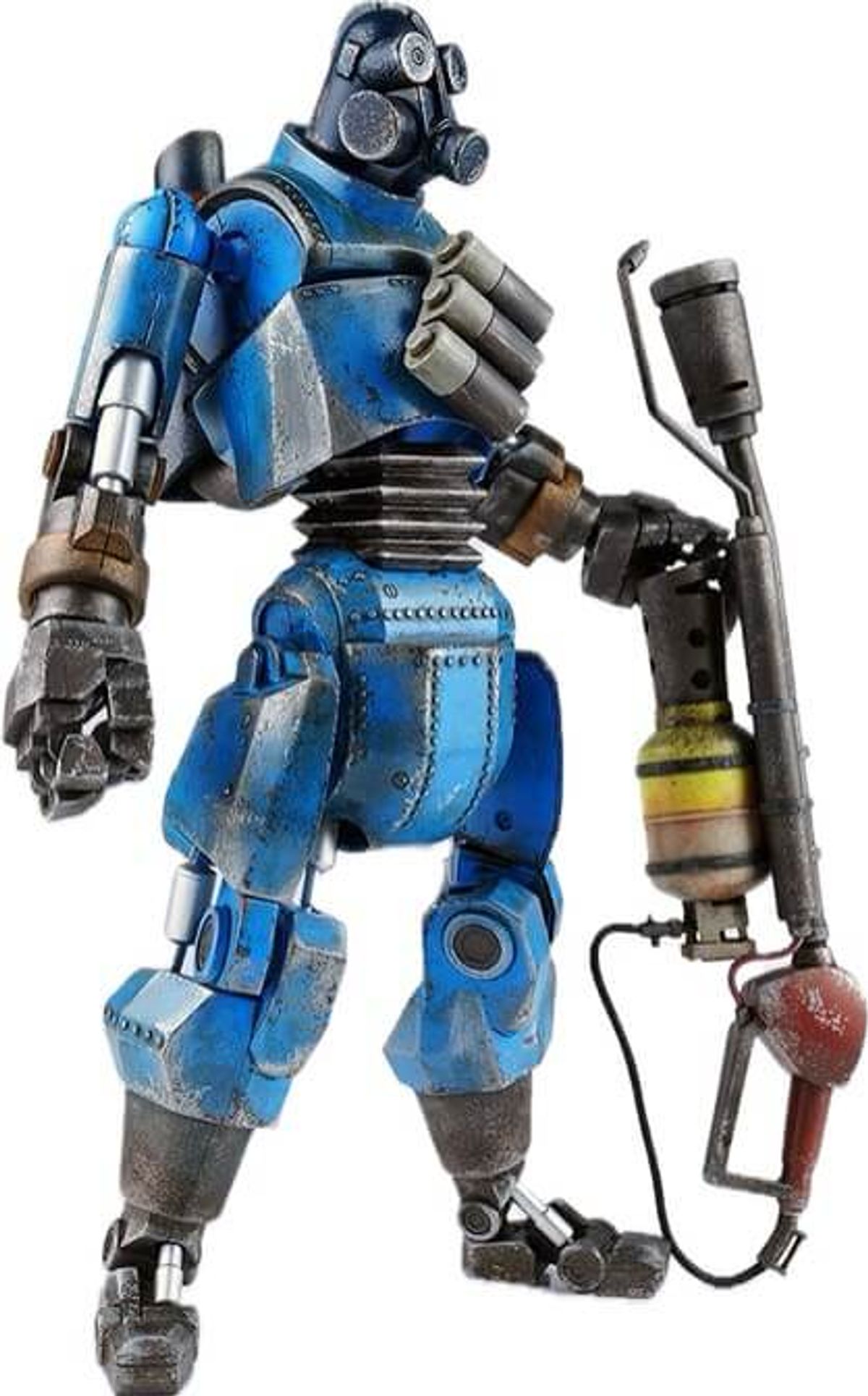 Blue Robot Pyro created by Ashley Wood, Valve
