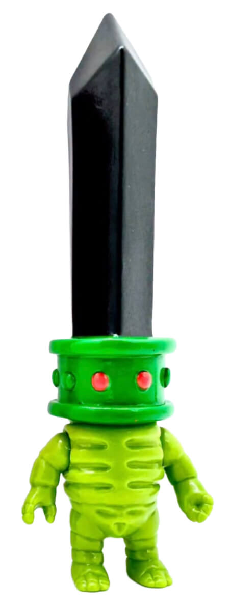 Boris the Blade Green Black created by Blitzkrieg Toys