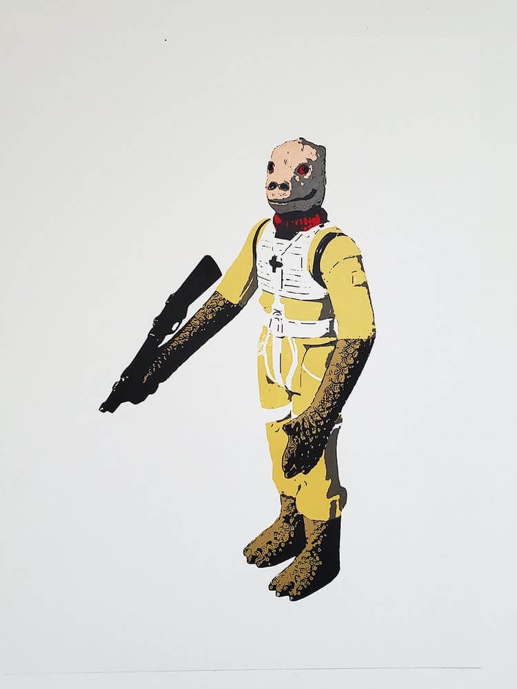 3 Fallen Fantasms created by Bureau of Print (Francisco Ramirez)