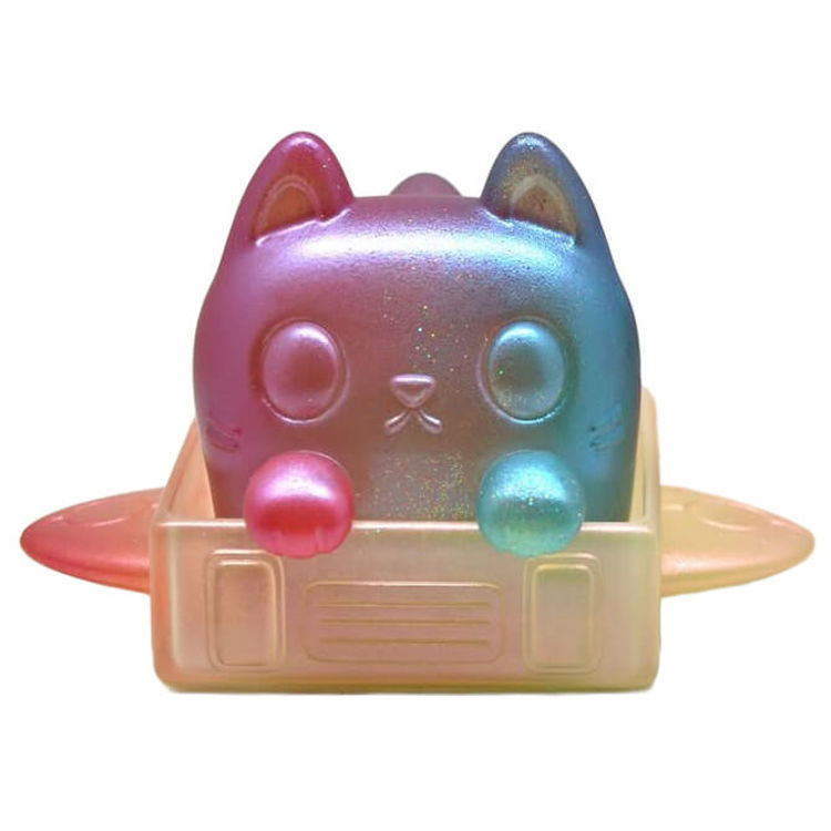 Box Cat Green Blue Sparkle created by Jeremiah Ketner
