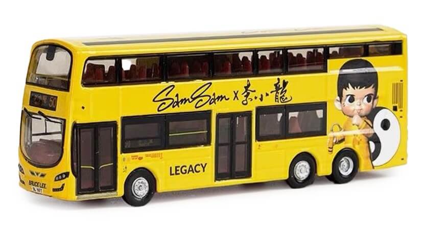 Bruce Lee x Sam Sam Bus created by Kenny Wong