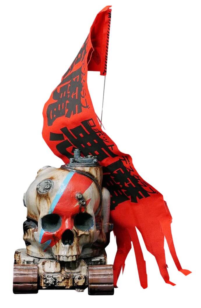 Creeping Death Bowie Tank Red Flag created by Klav (Kevin Derken)