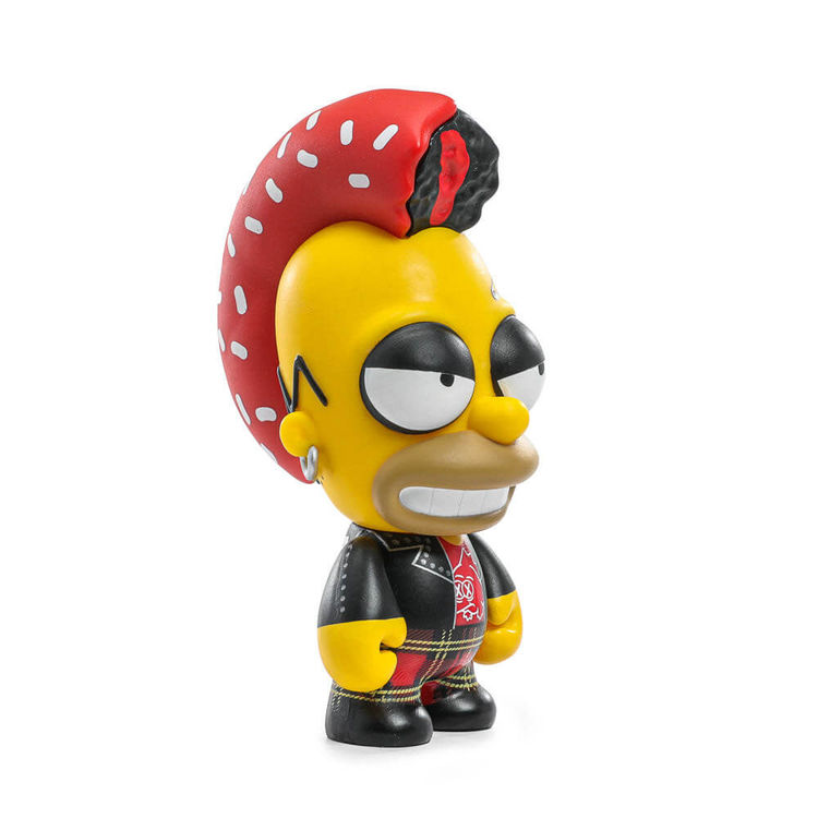 7" Vermilion Red Homer Buddha : The Simpsons created by Matt Groening