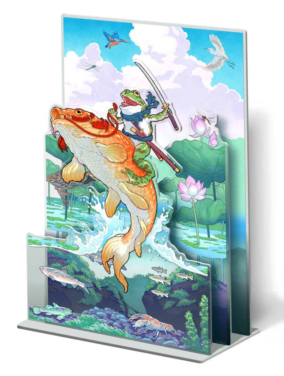 DCon 2025 Exclusive: Samurai Frog Standee created by Jed Henry