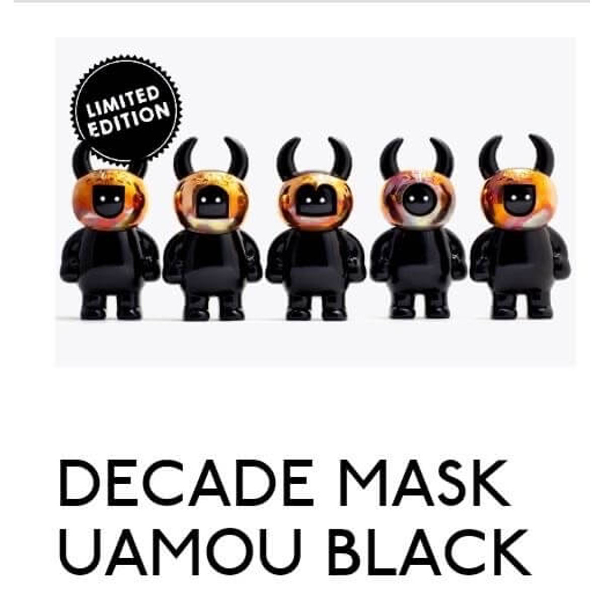 Decade Mask Uamou Black created by Uamou (Ayako Takagi)