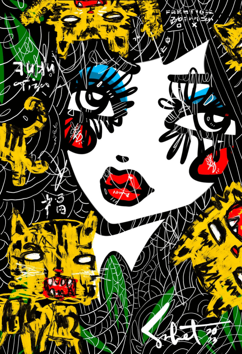 Fuku Tiger created by Sabet