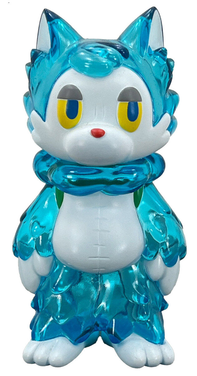 Game Color Transparent Blue Okami-kun created by Kiriko Arai