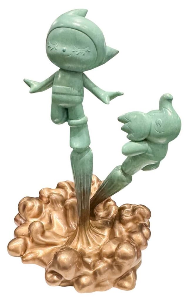 Greenie & Elfie Let's Ride Jade Bronze created by Too Natthapong