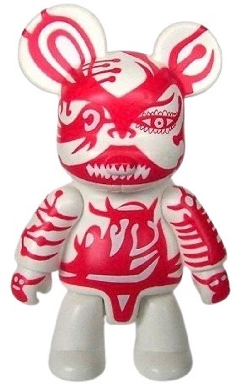 Digital Grey Bear Qee 8" created by Jaime Hayon