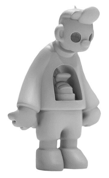Joy Boy Mini Dinky Gray created by Atom Toys Studios