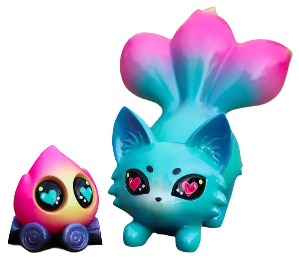 Khali & Starfire Ashling - Kiss of Fire created by Fluff Riot (Kristy Kitsune), Artiqfox