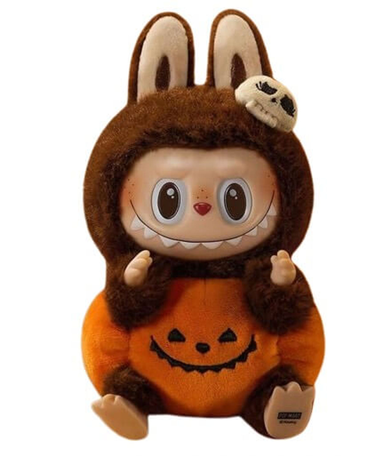 Sitting Pumpkin Labubu created by Kasing Lung