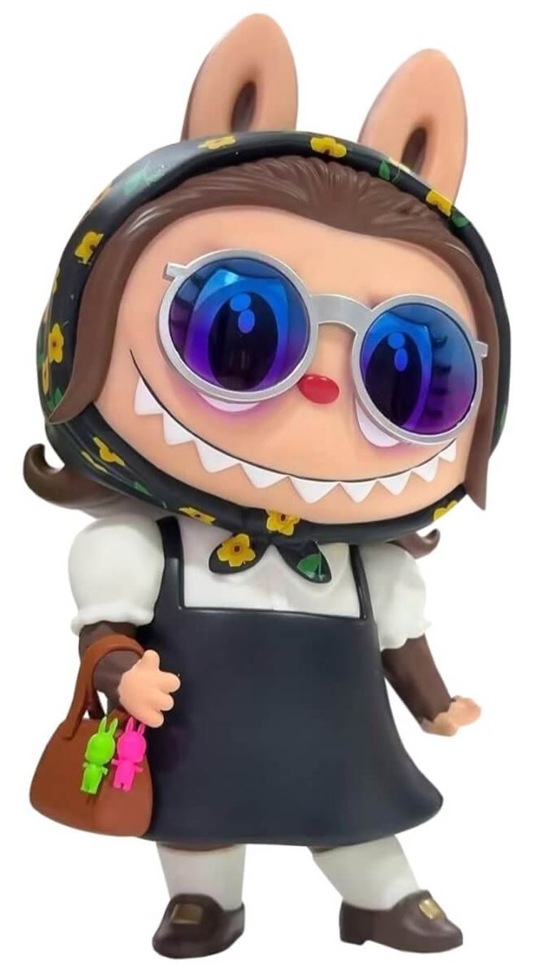 Yellow Labubu Astronaut created by Kasing Lung