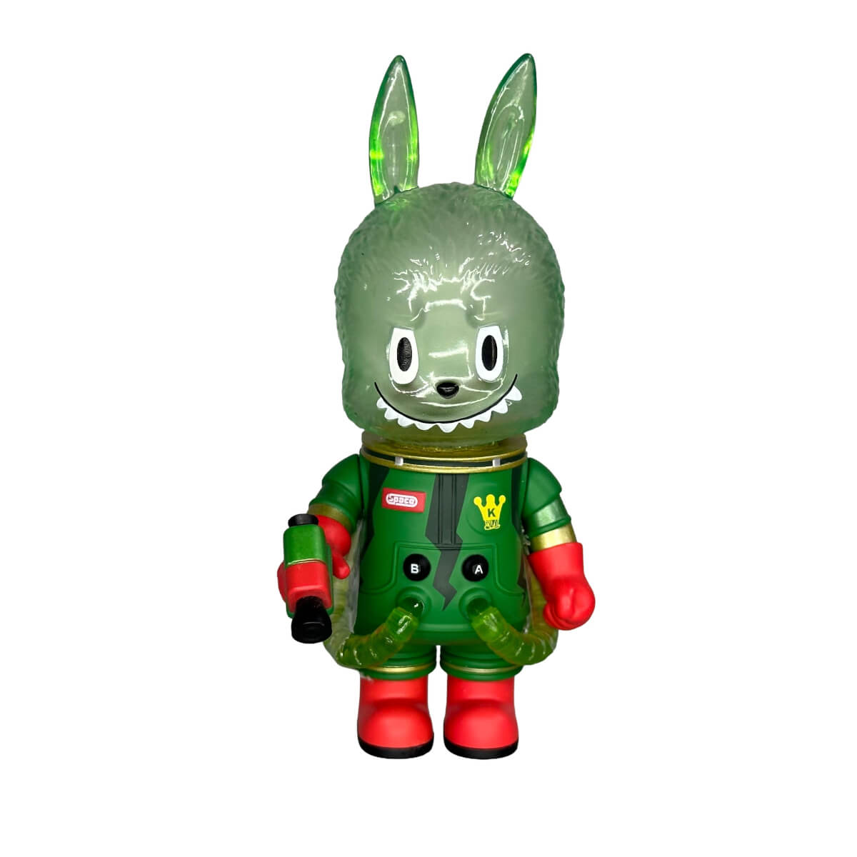 Labubu Green Clear Space Army created by Teeewizzle (Thad Wilkes)