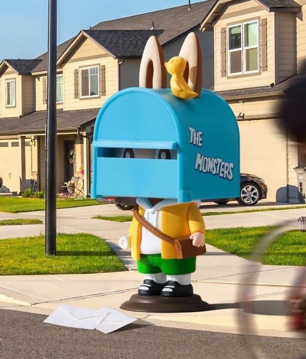 Labubu Mailbox created by Kasing Lung