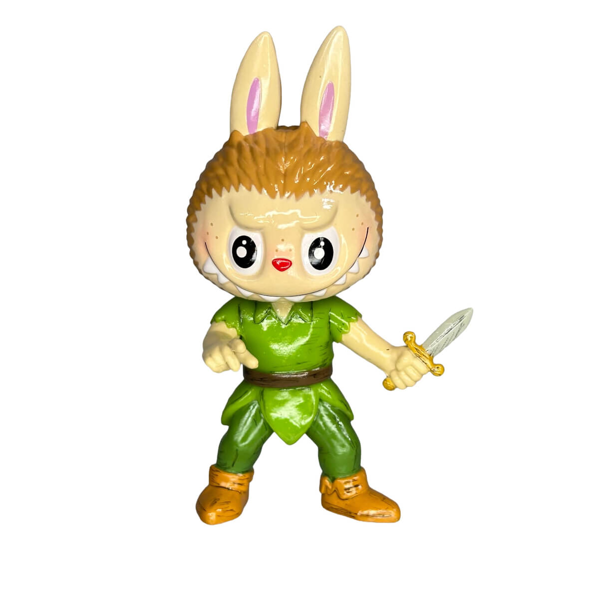 Labubu Peter Pan created by Teeewizzle (Thad Wilkes)