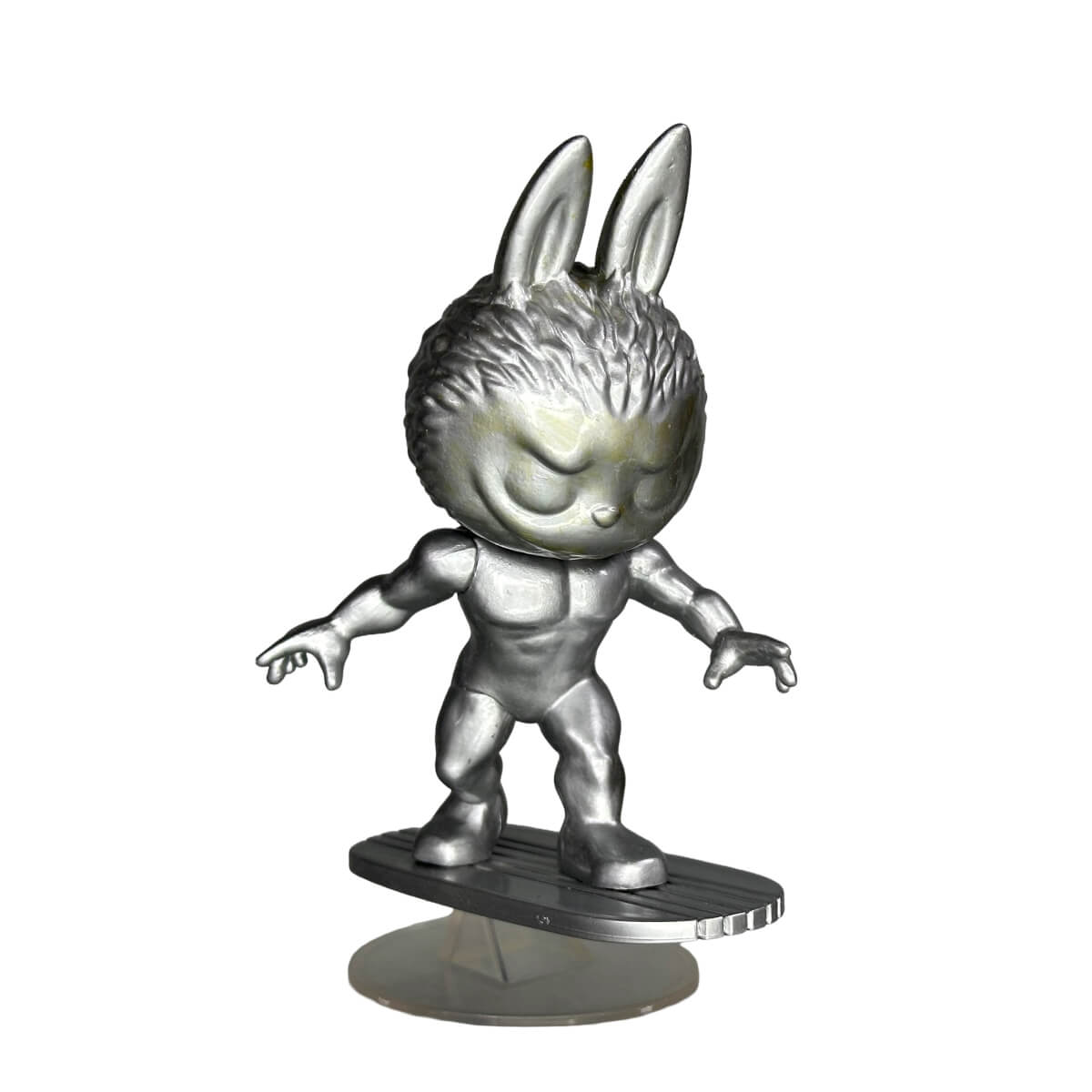 Labubu Silver Surfer created by Teeewizzle (Thad Wilkes)