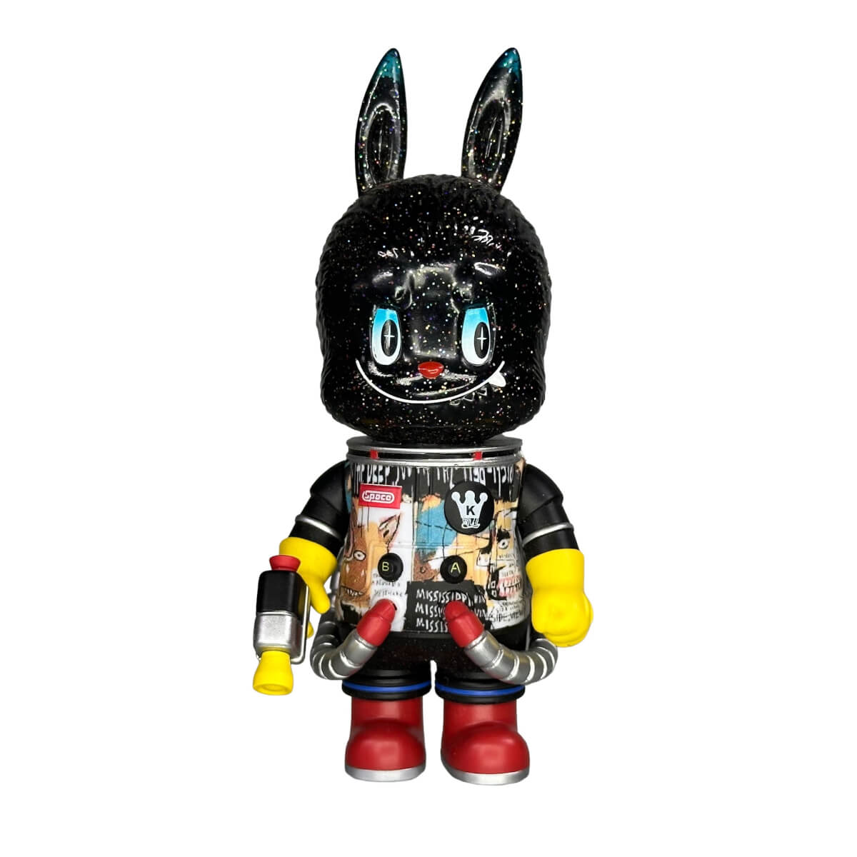 Labubu Space Army Basquiat 2 created by Teeewizzle (Thad Wilkes)