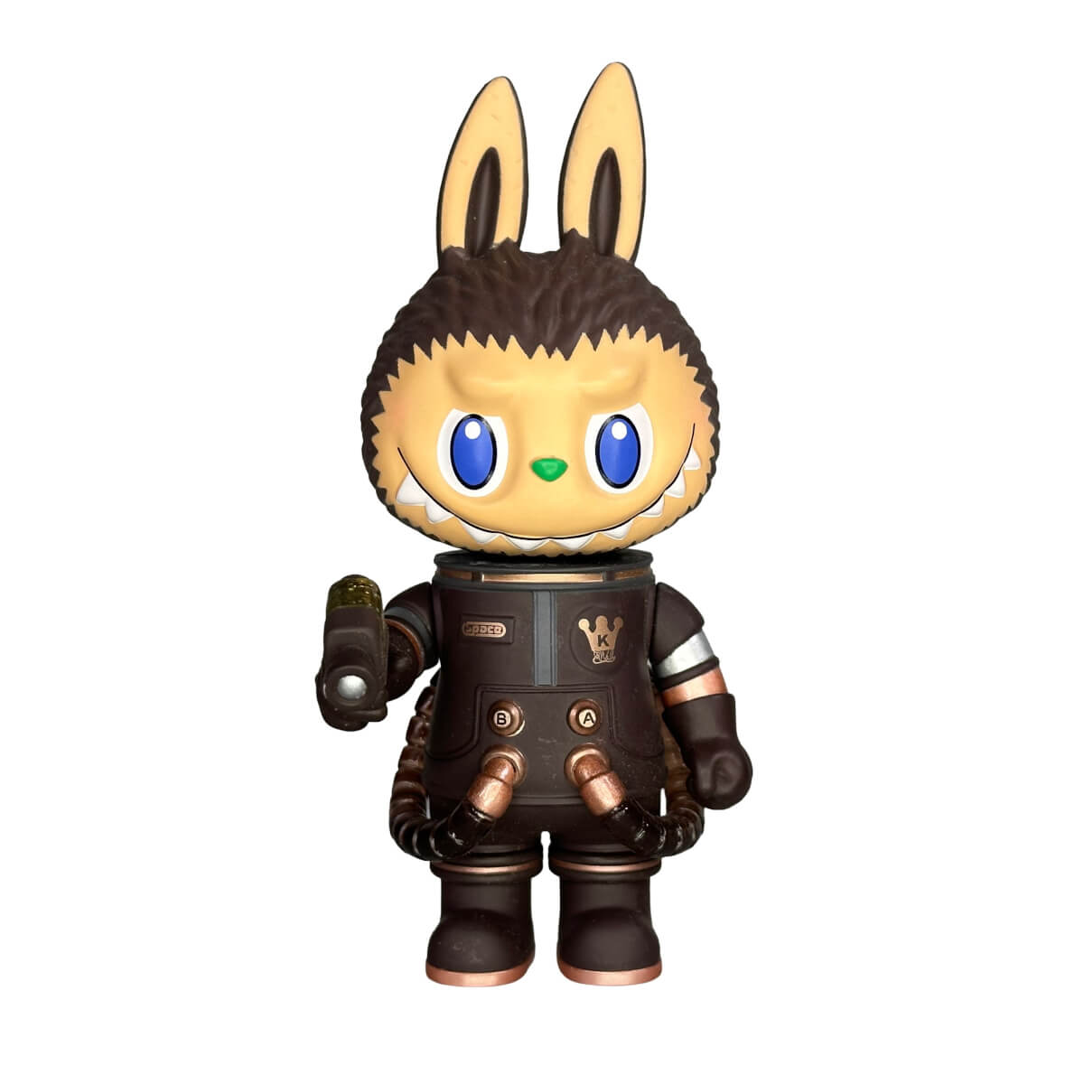 Labubu Space Army Brown created by Teeewizzle (Thad Wilkes)