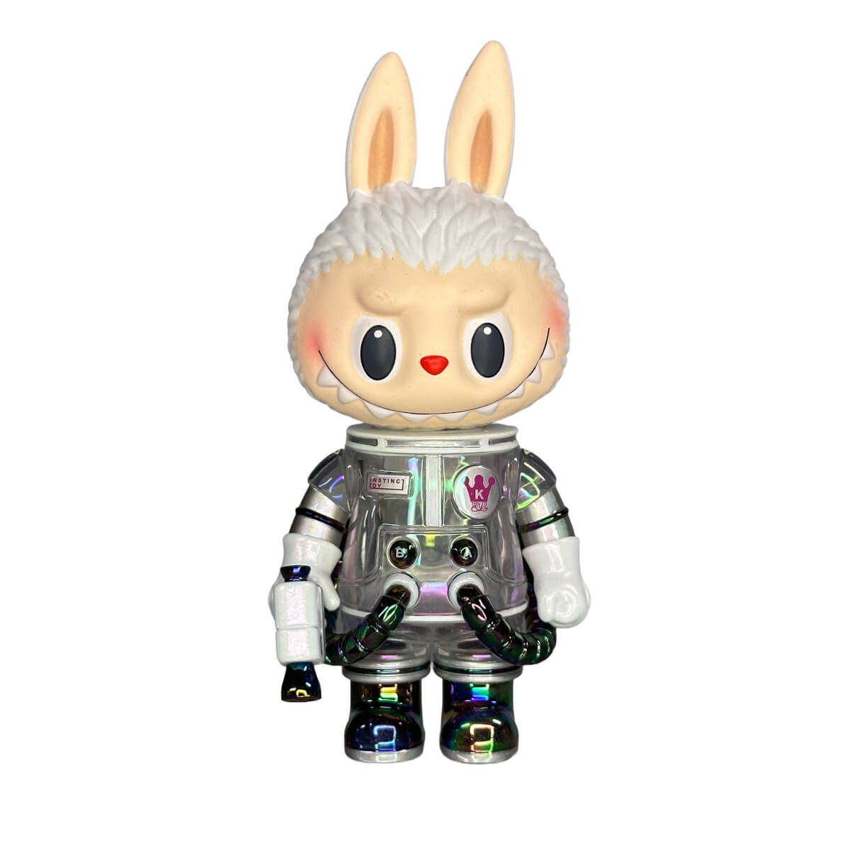 Labubu Space Army Clear White created by Teeewizzle (Thad Wilkes)