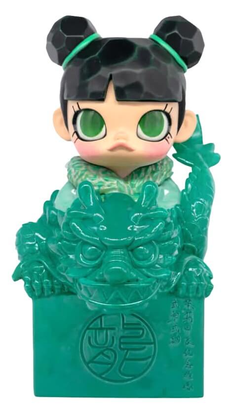 Molly 18th Anniversary Riding Dragon Square Seal Green created by Kenny ...