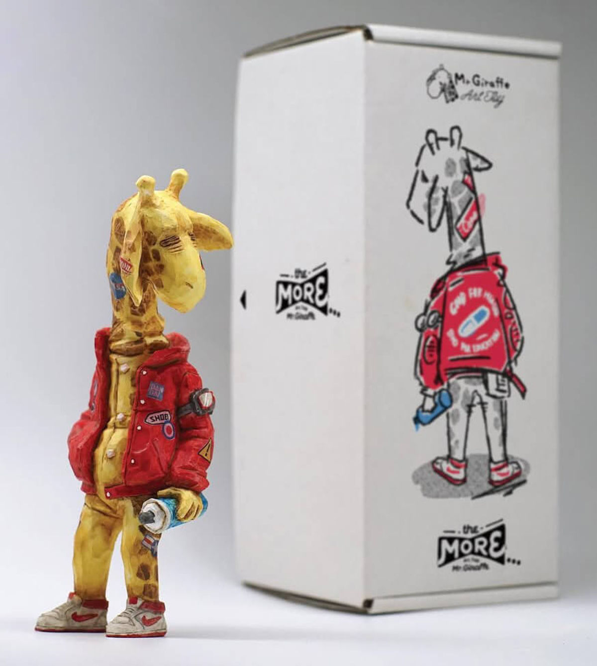 Mr.Giraffe Red Jacket Kineda created by Mr. Giraffe
