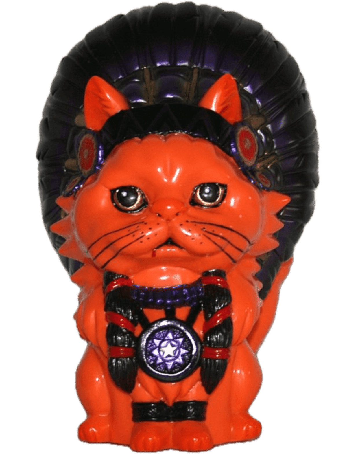 Orange Halloween Spirit of Nyanzeon created by Sisimaru Momo