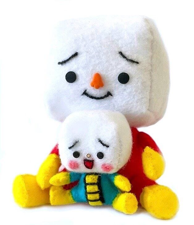 Oyako To-Fu Plush created by Nachu, Devilrobots