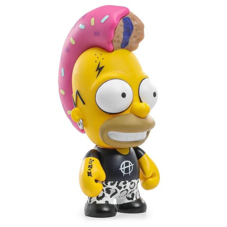 7" Vermilion Red Homer Buddha : The Simpsons created by Matt Groening