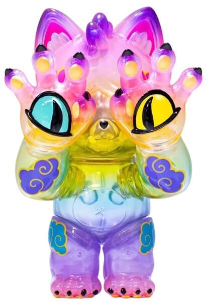 Rainbow Grandpa Hell's Cat Onigirl created by Candie Bolton, Grape ...