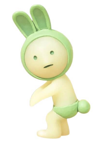 Secret - Bunny Smiski created by Toru Soeya