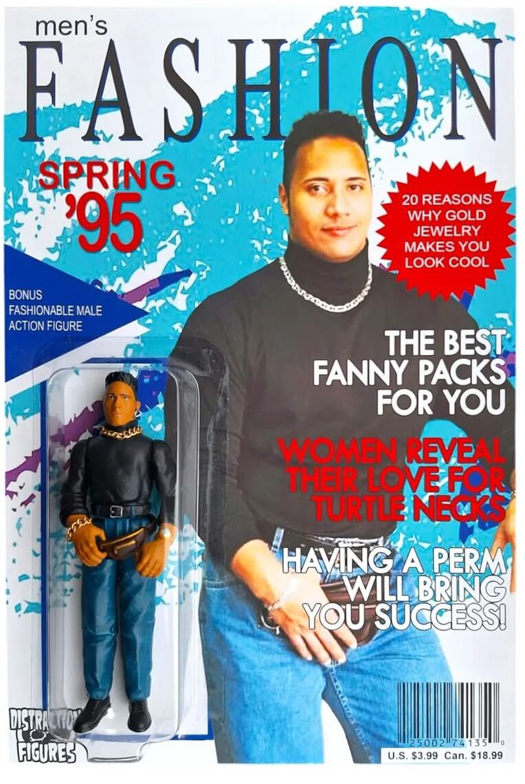 The Rock created by Distraction Figures (Luke Leblanc)