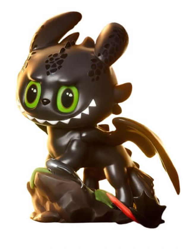 Toothless Labubu - How To Train Your Dragon created by DreamWorks ...