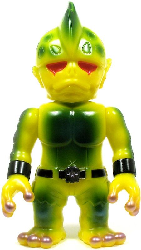 Mutant Head - Yellow and Green created by Real X Head (Mori Katsura)