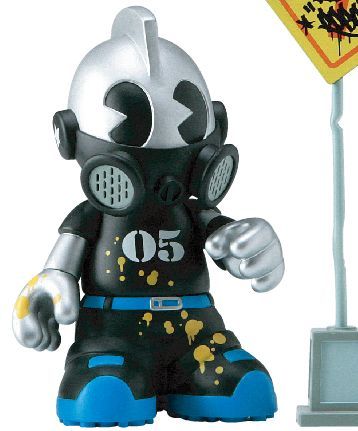 Kidbomber Shinjuku [Kidrobot 05] created by Tristan Eaton