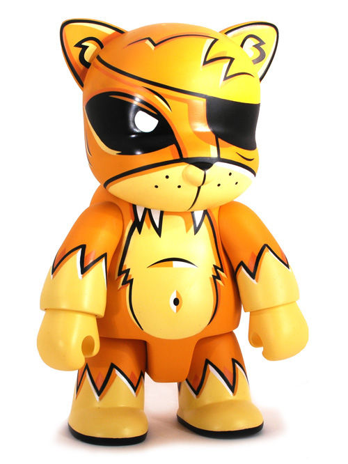 8" Yellow Toxic Swamp Cat Qee created by Joe Ledbetter