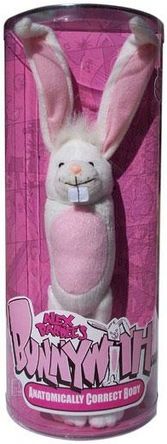 bunnywith anotomically correct body created by Alex Pardee