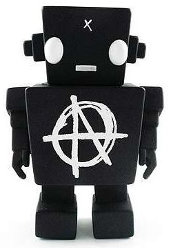 Tofu Robot - Black Anarchy created by Frank Kozik