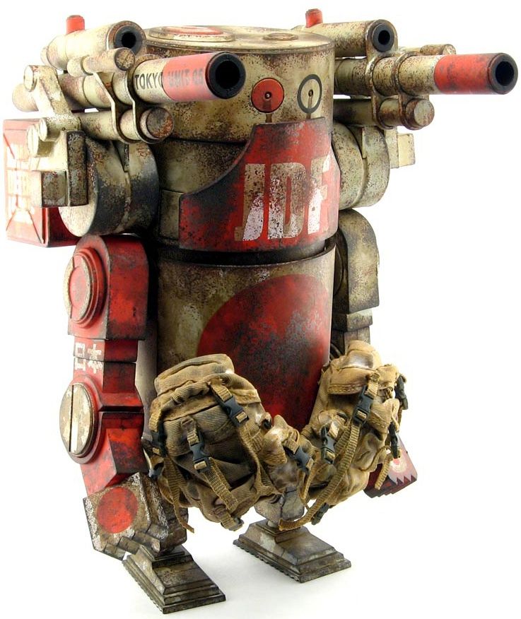 Japan Defence Force Damn Large Martin created by Ashley Wood