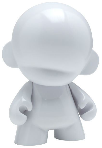 18" Glossy White DIY Mega Munny created by Kidrobot