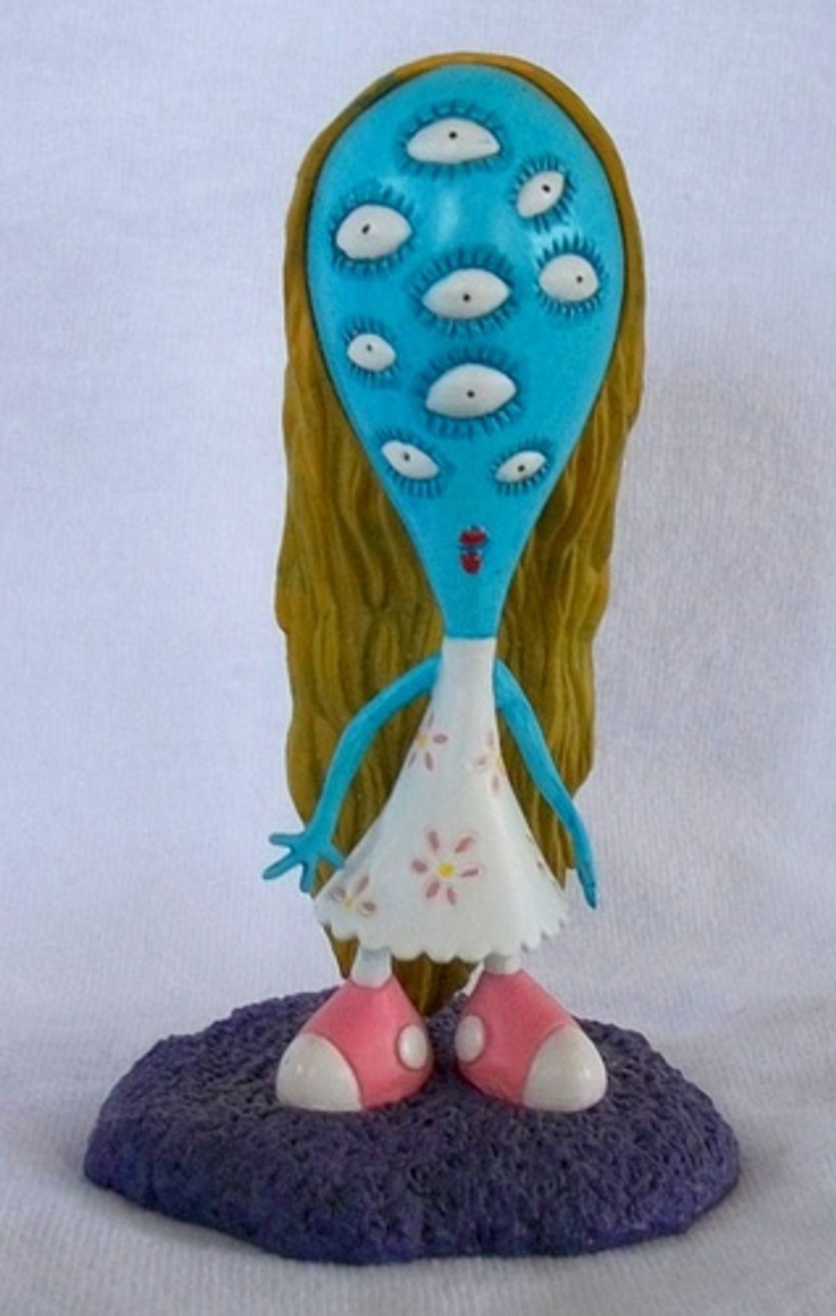 the girl with many eyes created by Tim Burton