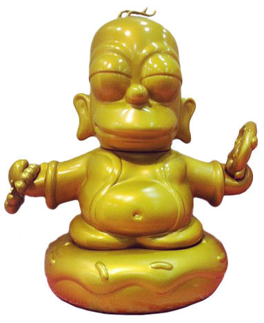 7" Gold Homer Buddha (SDCC '12) : The Simpsons created by 20th Television
