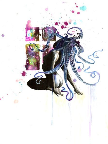 Octopus Girl created by Lora Zombie